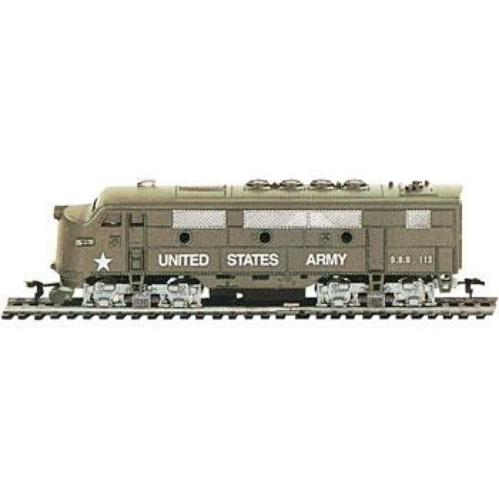 Model Power HO US Army F2A Dual Drive Lighted Diesel Locomotive – The ...